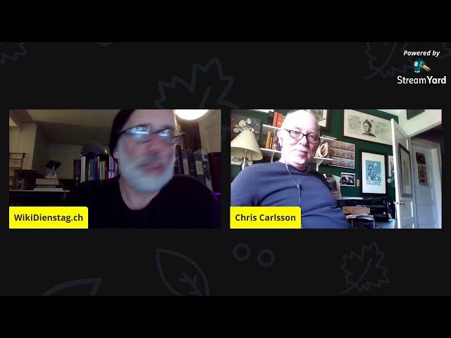WikiDienstag im Gespräch mit Chris Carlsson | Vélorution